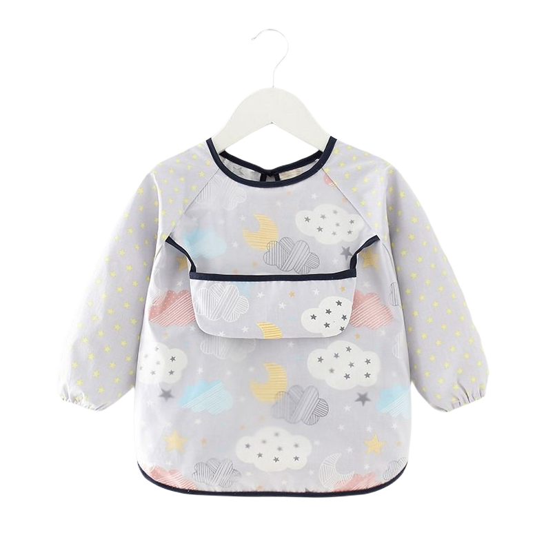 Buy Baby Smock BIB With Waterproof Front – -Teeny Cherubs-