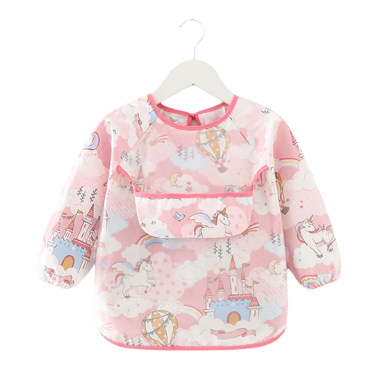 Teeny Baby Long Sleeve Apron Smock Bib - Magical Fairy – -Teeny Cherubs-